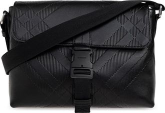 Burberry Homme, Sacs, Noir, Taille: ONE Size Sac bandouli&egrave;re en cuir