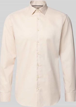 Jake*s Regular Fit Business Hemd aus Baumwolle mit Kentkragen