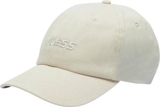 Guess Casquette en serg&eacute; - Homme - Accessoires - Beige - Taille: ONE Size