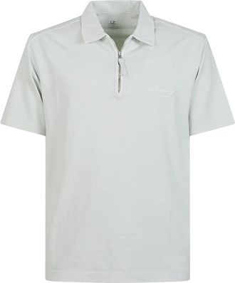 C.P. Company C.p. Company, Homme, Tops, Vert, Taille: L Cotton Polo