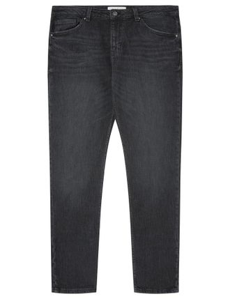 Springfield Herren Washed Black Regular fit Jeans, Dark_Grey, 34