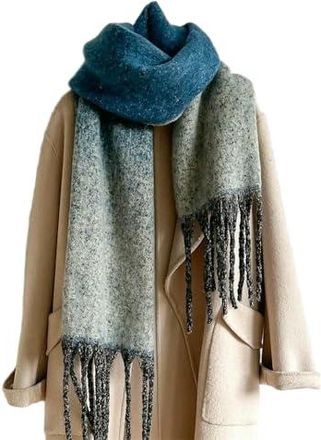 Generic QXDZSW &Eacute;charpe en cachemire ch&acirc;le &eacute;pais chaud couverture longue glands doux ch&acirc;les tour de cou &eacute;charpes pashmina &eacute;charpe pour femme, DS044-08, taille 