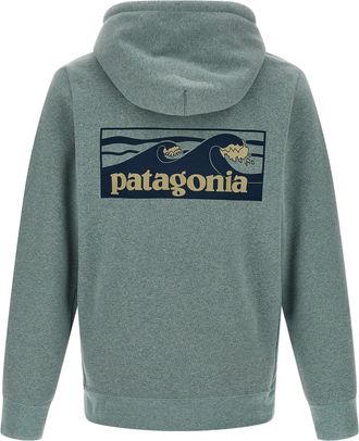 Patagonia Logo-Embroidered Cotton-Polyester Blend Hoodie - Green