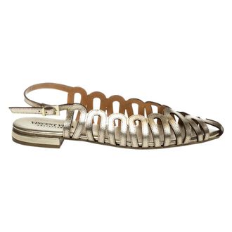 Vincent Vega Vincent Vega, Femme, Chaussures, Beige, Taille: 38 EU Adige Sandales Plates