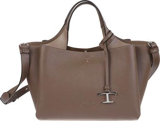 Tod's Femme, Sacs, Brun, Taille: ONE Size T-timeless Tote