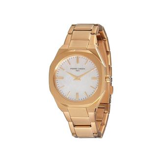 Pierre Cardin Gold Edelstahl-Armbanduhr