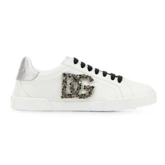 Dolce & Gabbana Femme, Chaussures, Blanc, Taille: 37 1/2 EU Baskets