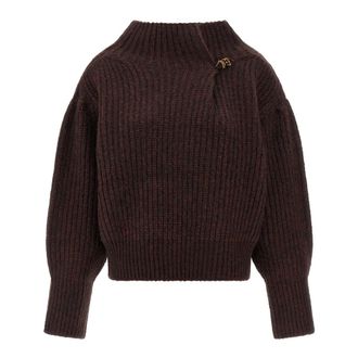 Dries Van Noten Teubina Pullover - - Knitwear - Damen - Braun - S