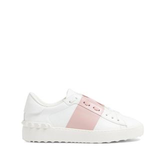 Valentino Garavani Open Leder-Sneakers - - Shoes - Damen - Wei&szlig; - 41 EU