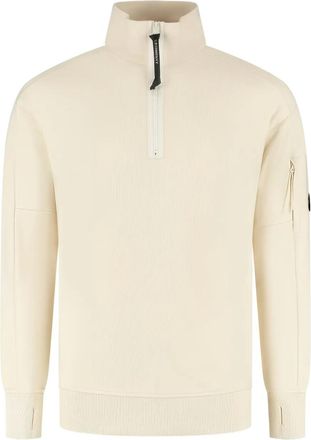 C.P. Company sweat zippé à col montant - Tons neutres