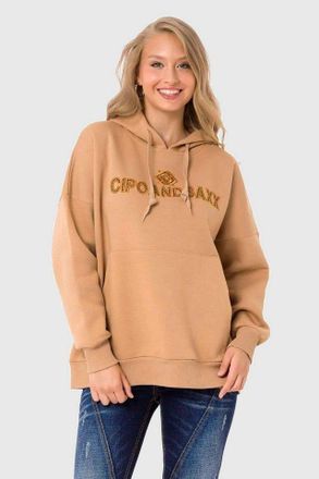 Cipo & Baxx Hoodie HOODIE SWEATSHIRT (1-tlg) sportlich-l&auml;ssiges Kleidungsst&uuml;ck