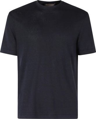 FILIPPO DE LAURENTIIS Homme, Tops, Bleu, Taille: M Tshirt Lino Stretch
