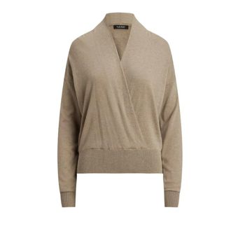Ralph Lauren Pull en maille - Femme - Pulls - Beige - Taille: 42 FR
