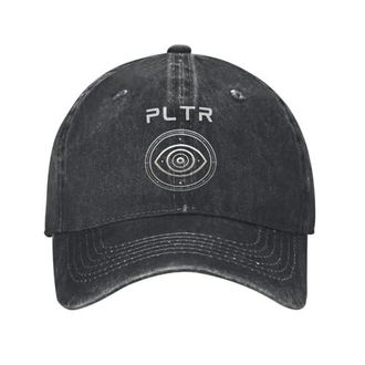 Generic Chaleur dHiver, Retro Palantir Stock PLTR Casquette de Baseball Unisexe Détressé Denim Casquette de Soleil Extérieur Été Ajustement Ajustable Chapeaux