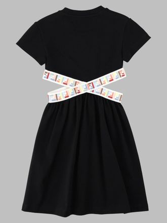 Fendi Interlock Cotton Dress - Black