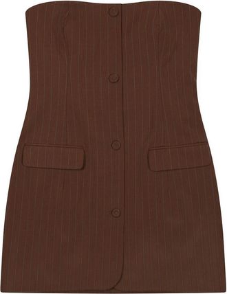 Jean Paul Gaultier Kurzes Kleid - Braun