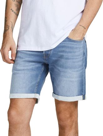 Jack & Jones Herren Jjirick Jjicon NA 306 I.k Sn Shorts, Blue Denim, S EU
