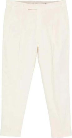 Pantaloni Torino Anzughose mit geradem Bein und B&uuml;gelfalte - - Trousers - Herren - Wei&szlig; - S