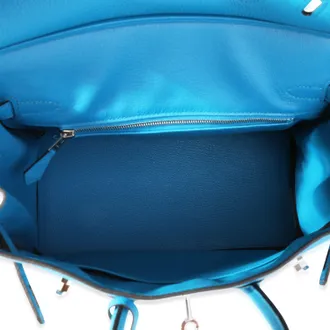 Herm&egrave;s Top Handle Bag - Blue