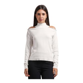 Relish Pull &agrave; col volcan - Femme - Pulls - Blanc - Taille: 36 FR