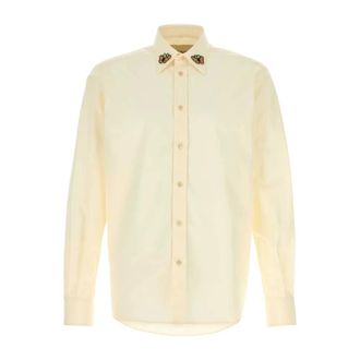 Valentino Garavani Popeline Langarmhemd - - Shirts - Herren - Gelb - XL