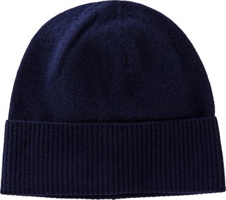 Benetton Damen Strickm&uuml;tze 1002da010 Beanie-M&uuml;tze, blau, One Size