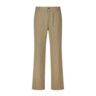 Golden Goose Elegante Relaxed-Fit Leinenhose - - Trousers - Herren - Braun - M