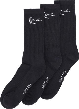 Karl Kani Schwarze Signature Socken 2er Pack - - Underwear - Herren - Schwarzk - ONE SIZE