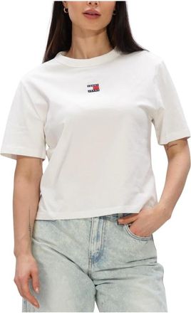 Tommy Jeans Damen, Oberteile, Wei&szlig;, LGr&ouml;&szlig;e