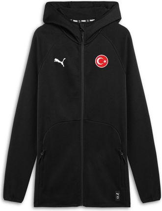 Puma Veste de surv&ecirc;tement &eacute;quipe nationale de basketball Turquie, V&ecirc;tements, Noir, XL