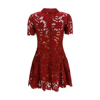 Self Portrait Womens Bordeaux Polyester Cocktail Dress