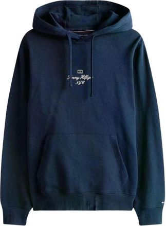 Tommy Hilfiger Homme, Sweatshirts et sweats &agrave; capuche, Bleu, Taille: 2XL Oval Graphic Sweat &agrave; capuche