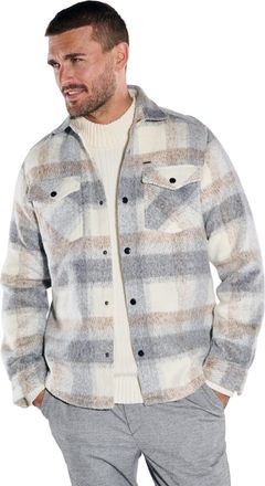 Emilio Adani Herren Herren Overshirt kariert, Beige, 39331, Beige in Gr&ouml;&szlig;e XL