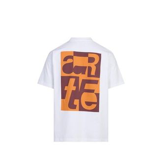 Arte T-shirt imprim&eacute; au dos en coton