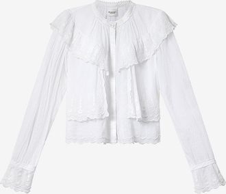 Isabel Marant Top Kelmon - Femme - Blanc - Taille34 - Marant &Eacute;toile