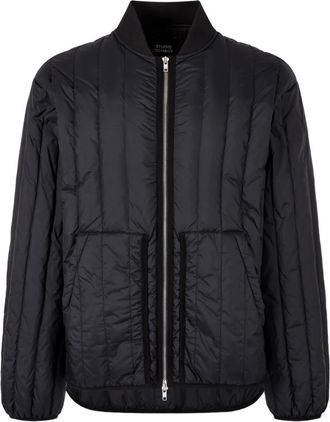 STUDIO TOMBOY patch-pocket padded jacket - Noir