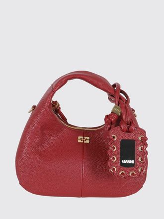Ganni Sac &agrave; Main GANNI Femme couleur Rouge