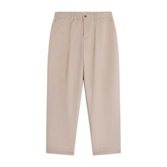 Maison Kitsun&eacute; Homme, Pantalons, Beige, Taille: S Straight Pantalons