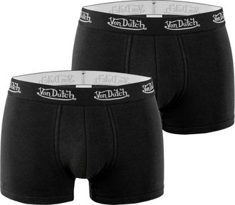 Von Dutch Lot de 2 boxers homme en coton &eacute;lasthanne