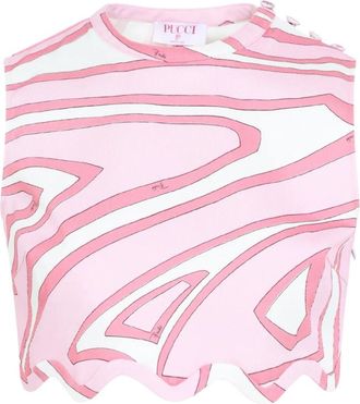 Pucci &Auml;rmelloses Oberteil - - Tops - Damen - Rosa - M