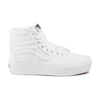 Vans Homme, Chaussures, Blanc, Taille: 36 EU Baskets en tissu et cuir avec oeillets m&eacute;talliques