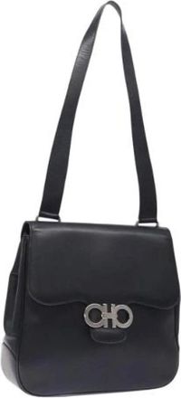 Ferragamo Pre-owned Cuir sacs-ports-paule - Femme - Pre-owned - Noir - Taille: ONE Size