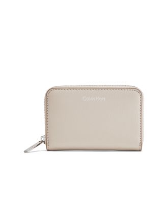 Calvin Klein Damen FOIL Logo Medium Zip Around LV04F1091G Geldb&ouml;rsen, Braun (Chateau/Desert Taupe), Einheitsgr&ouml;&szlig;e, Braun (Chateau/Desert Taupe), Einheitsgr&ouml;&szlig;e