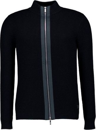 Karl Lagerfeld Herren Cardigan blau unifarben