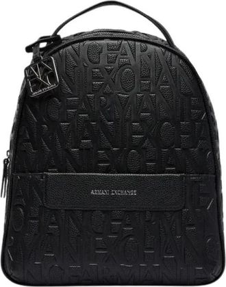 A|X Armani Exchange unisex, Sacs, Noir, Taille: ONE Size Matelass&eacute; Backpack