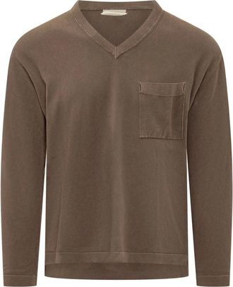 ATOMOFACTORY Atomofactory, Homme, Pulls, Brun, Taille: M Scollo V