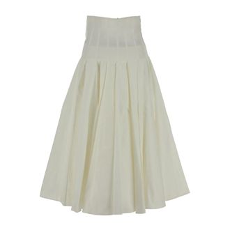 Jacquemus Femme, Jupes, Blanc, Taille: 34 FR Midi Skirts