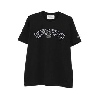 Iceberg F011 Jersey T-Shirt - - Tops - Herren - Blau - L