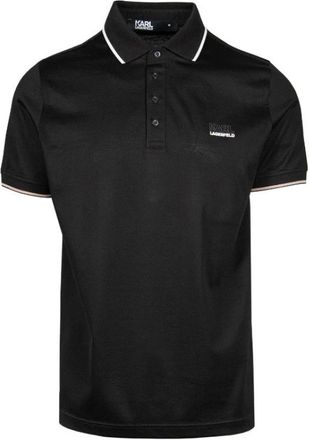 Karl Lagerfeld Polo Shirt - - Tops - Herren - Schwarzk - M