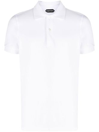 Tom Ford polo à manches courtes - Blanc